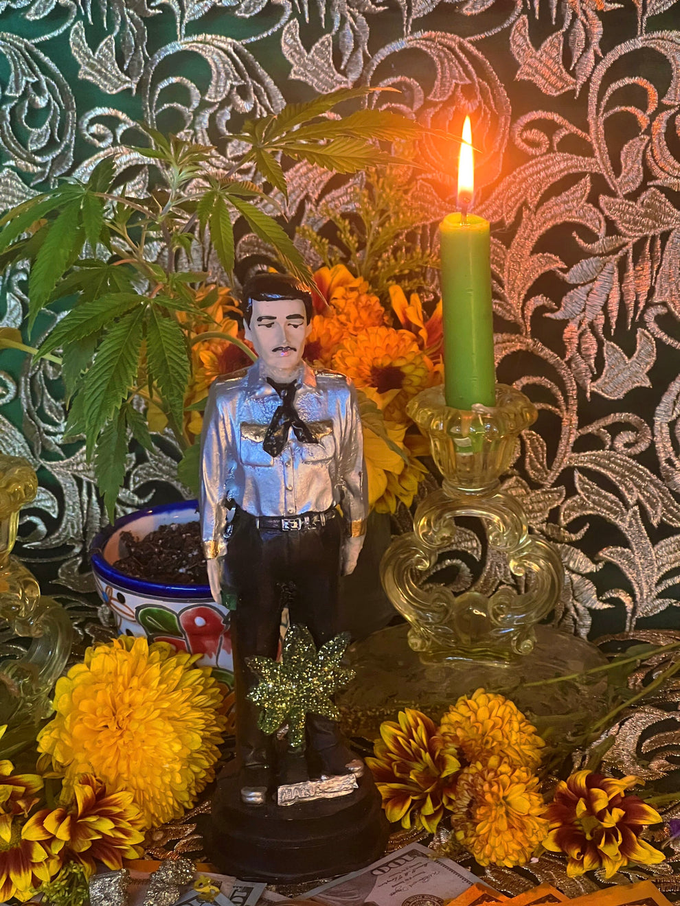 Jesus Malverde Statue – serpentinespiritualarts