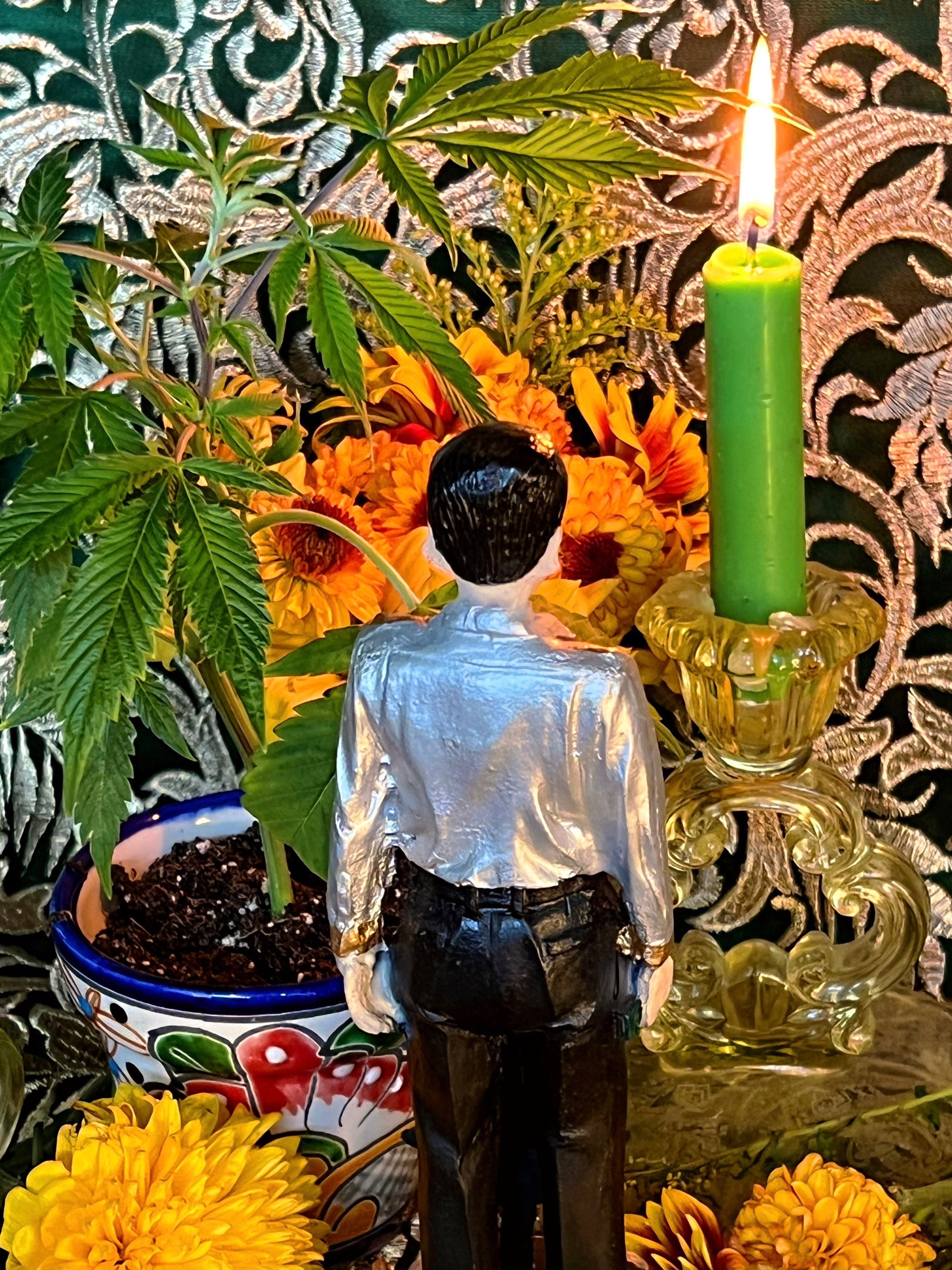 Jesus Malverde Statue – serpentinespiritualarts